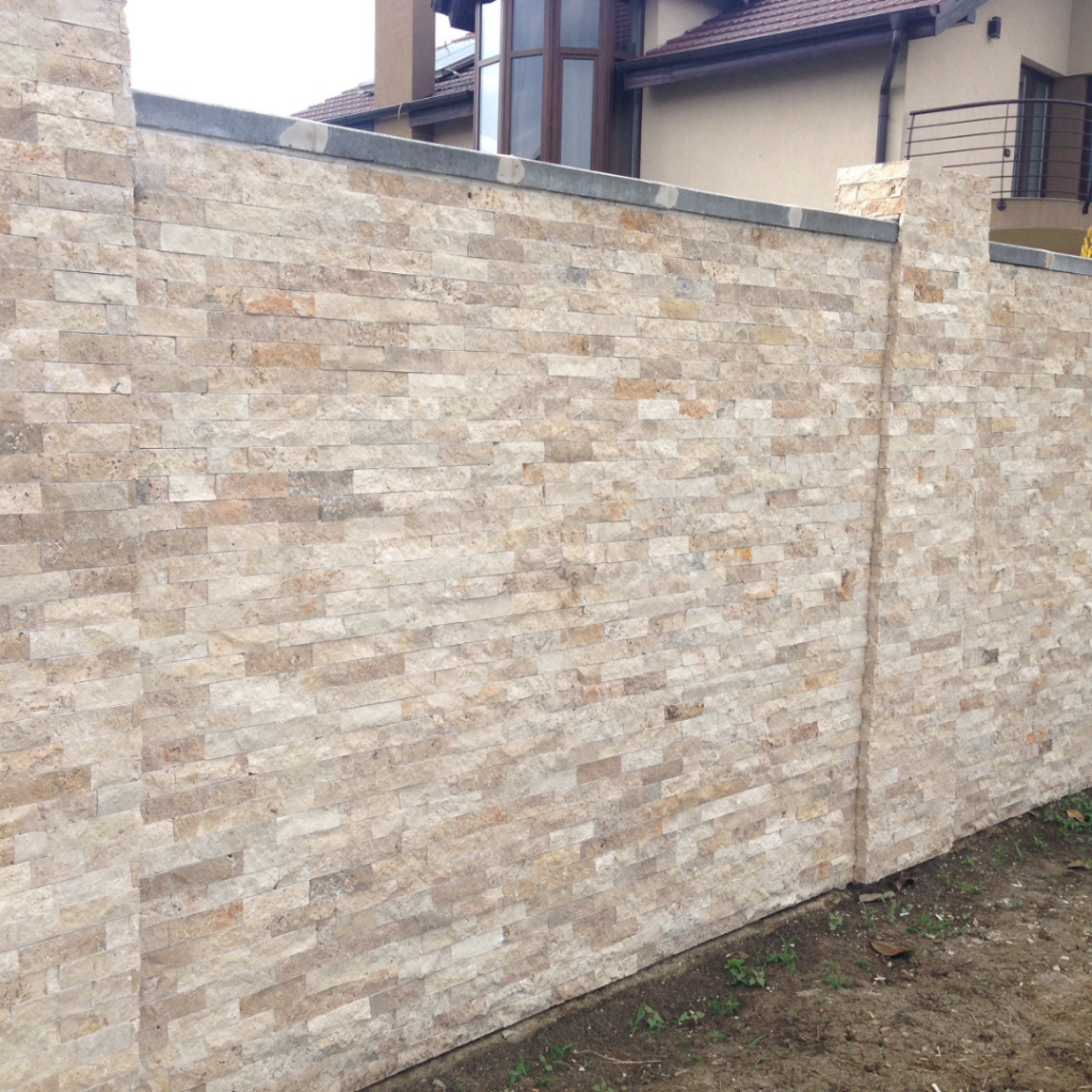 Travertine Splitface Rustic 5x15x2 cm | Mazzmar Stone