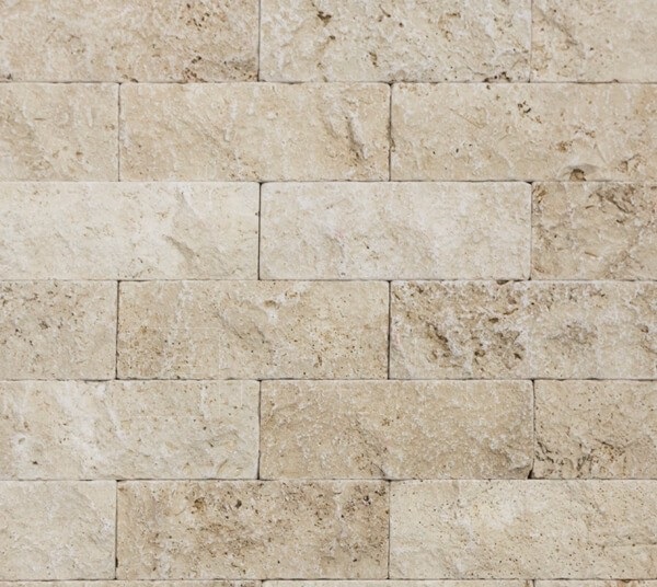 7,5x20 Travertino Rustico da Turquia | #Rockface | Travertine Splitface ...