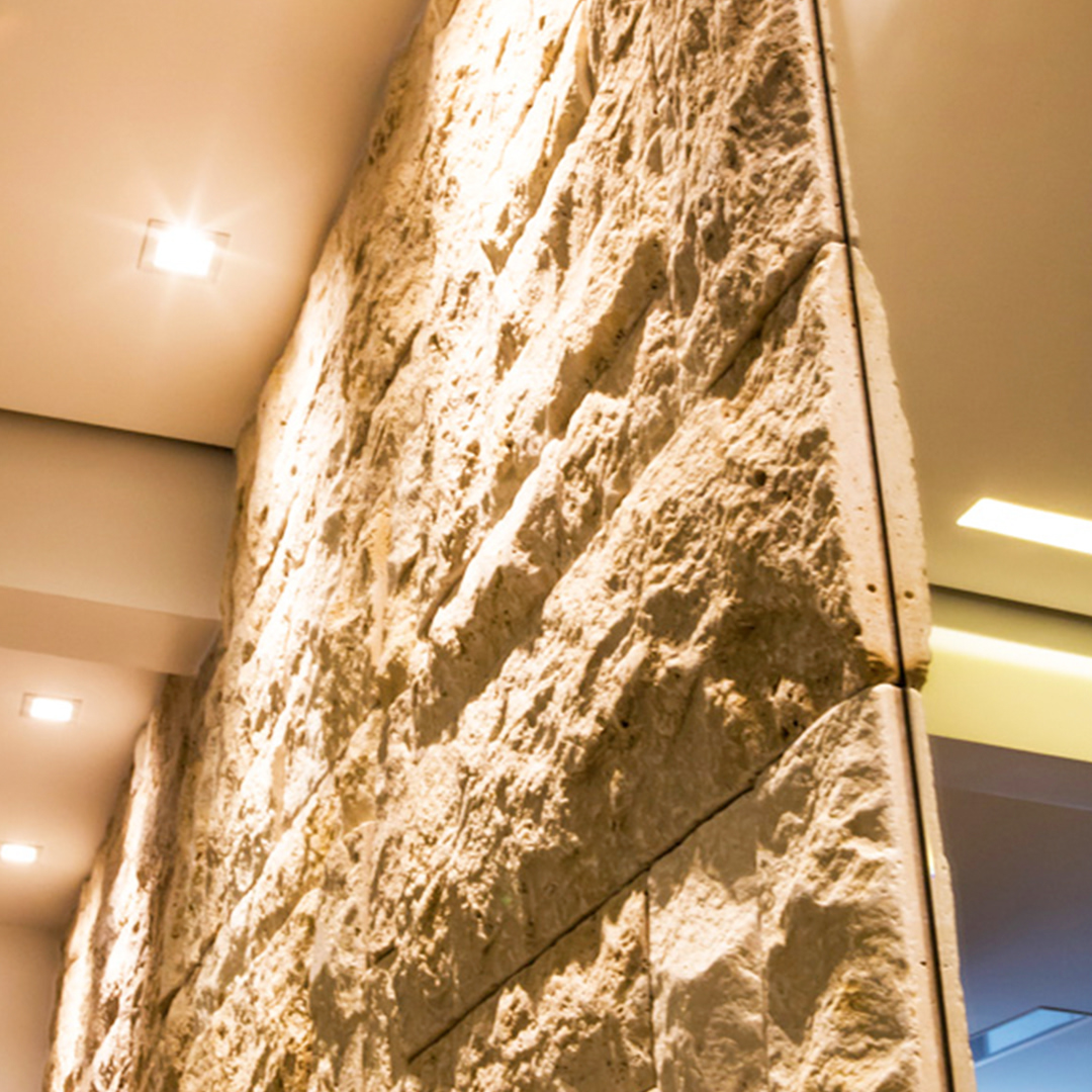 Travertino Rockface Rustico da Turquia | Travertine Splitface Tumbled