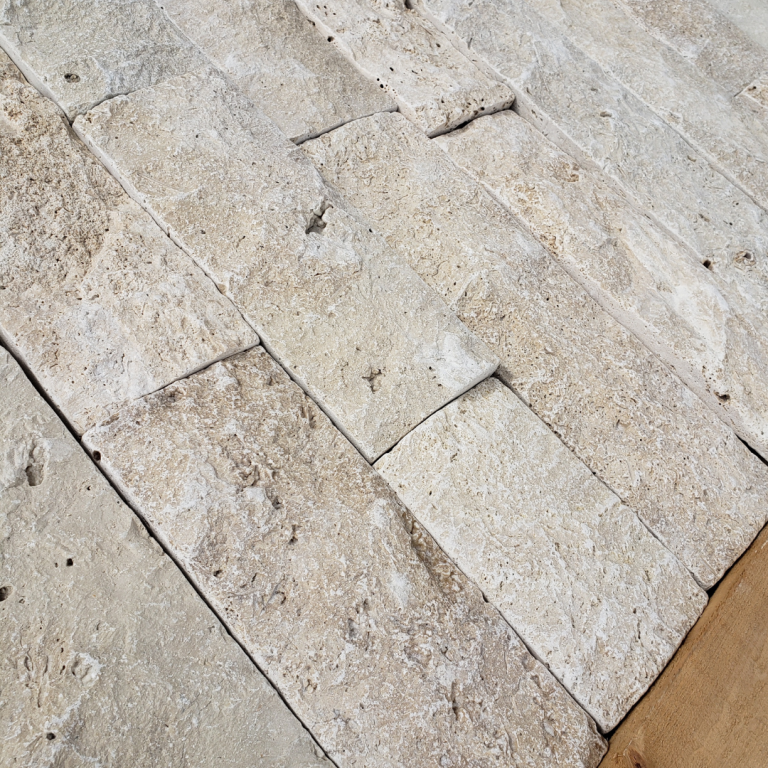 Travertino Rockface Rustico da Turquia | Travertine Splitface Tumbled